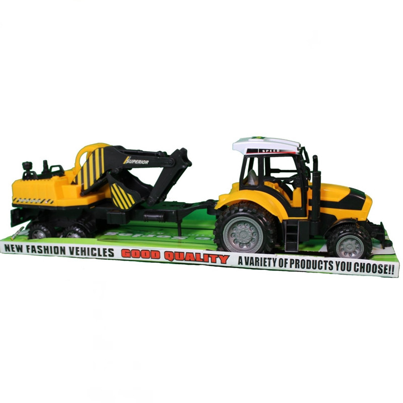 Traktor markoló vontatmánnyal – Mezőgazdasági Jármű, 55 cm M